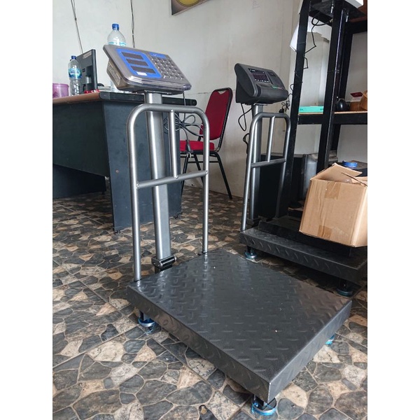 Jual timbangan duduk digital kap 500 kg bench scale timbangan barang | Shopee Indonesia