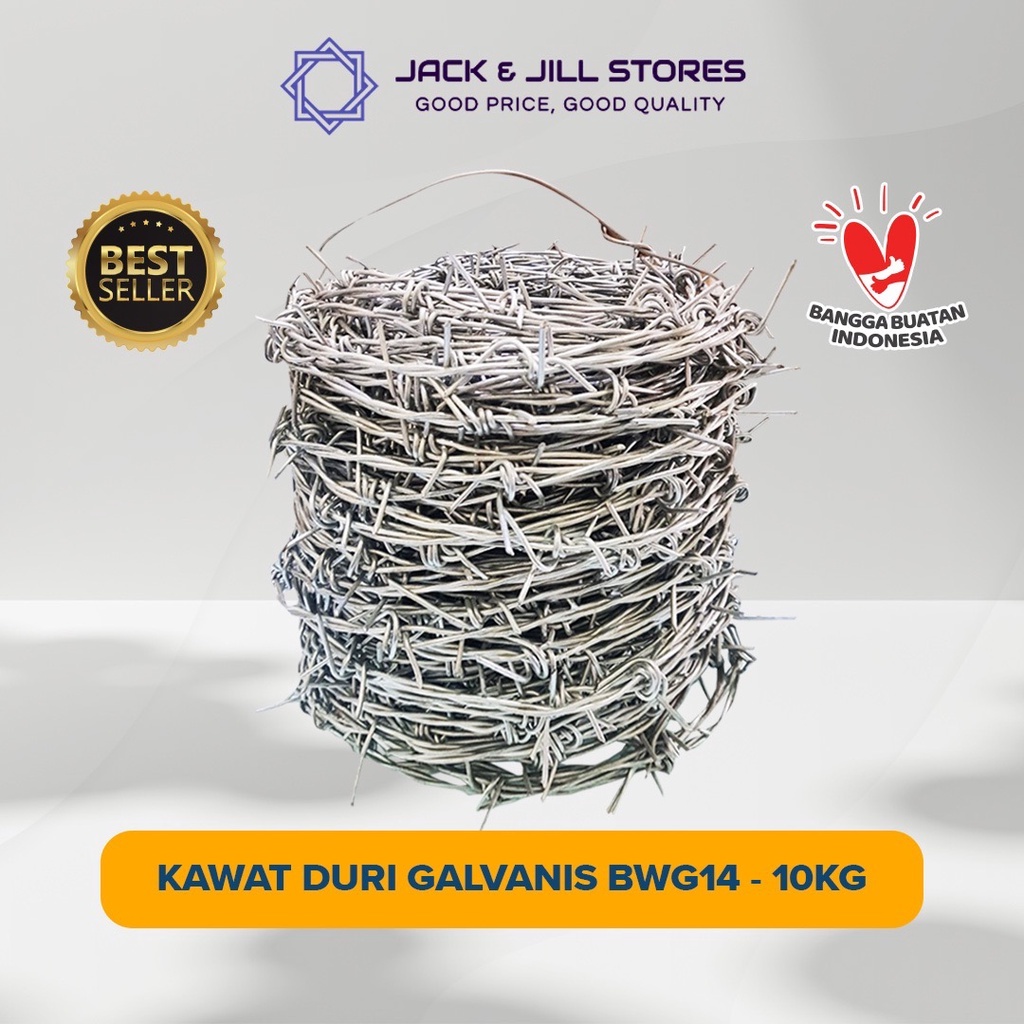 Jual KAWAT DURI BWG 14 - 10KG | Shopee Indonesia