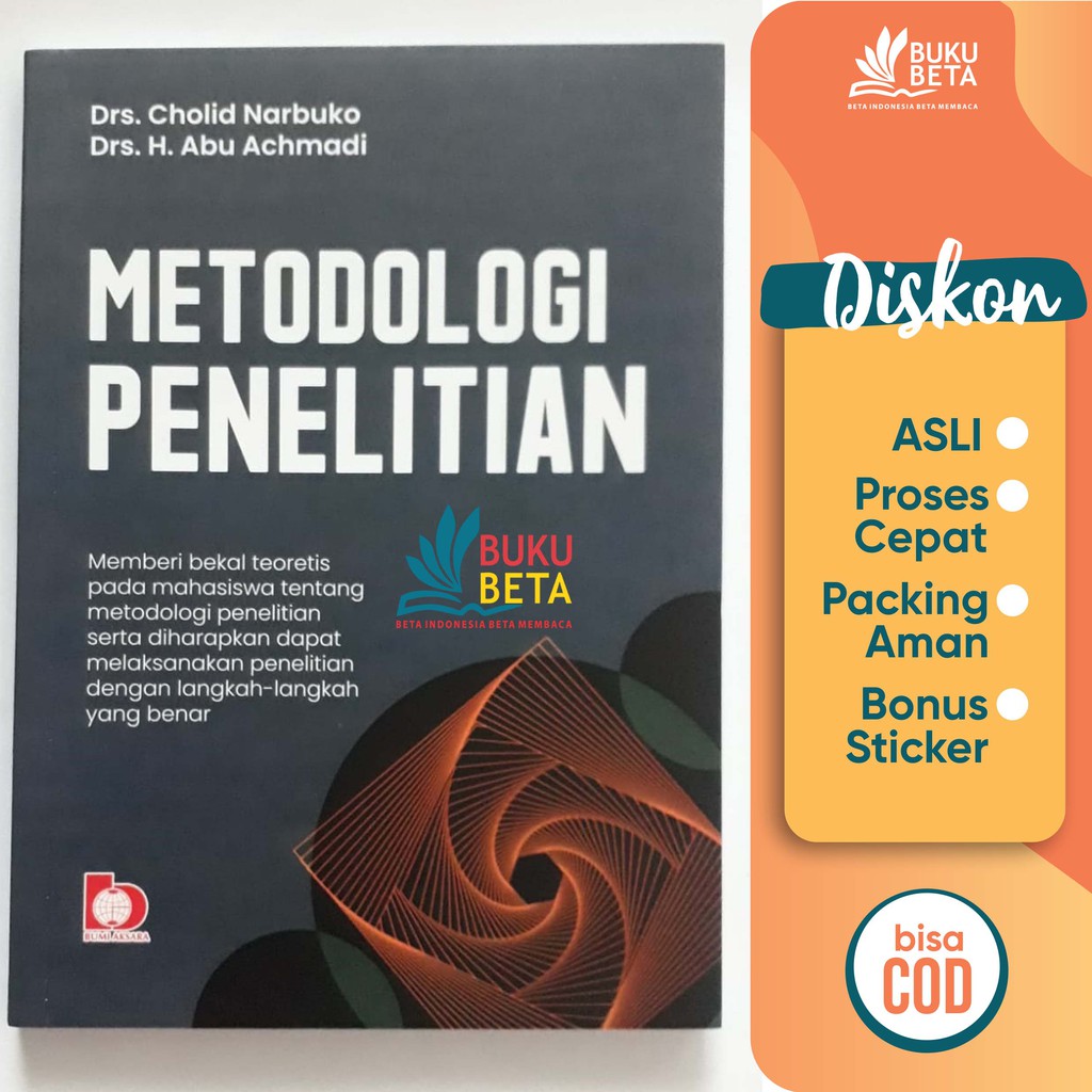 Jual Metodologi Penelitian - Cholid Narbuko | Shopee Indonesia