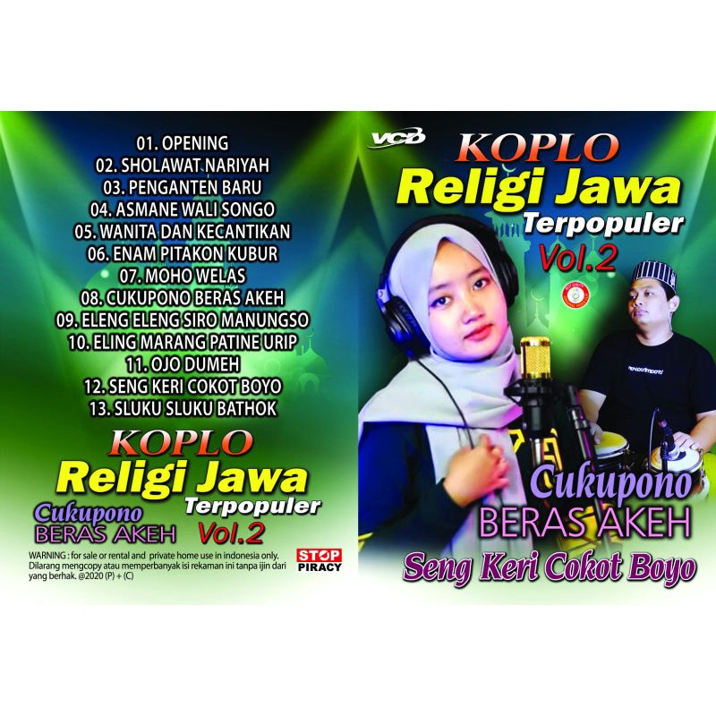 Jual KASET VCD LAGU MUSIK KOPLO RELIGI JAWA VOL 2 | Shopee Indonesia