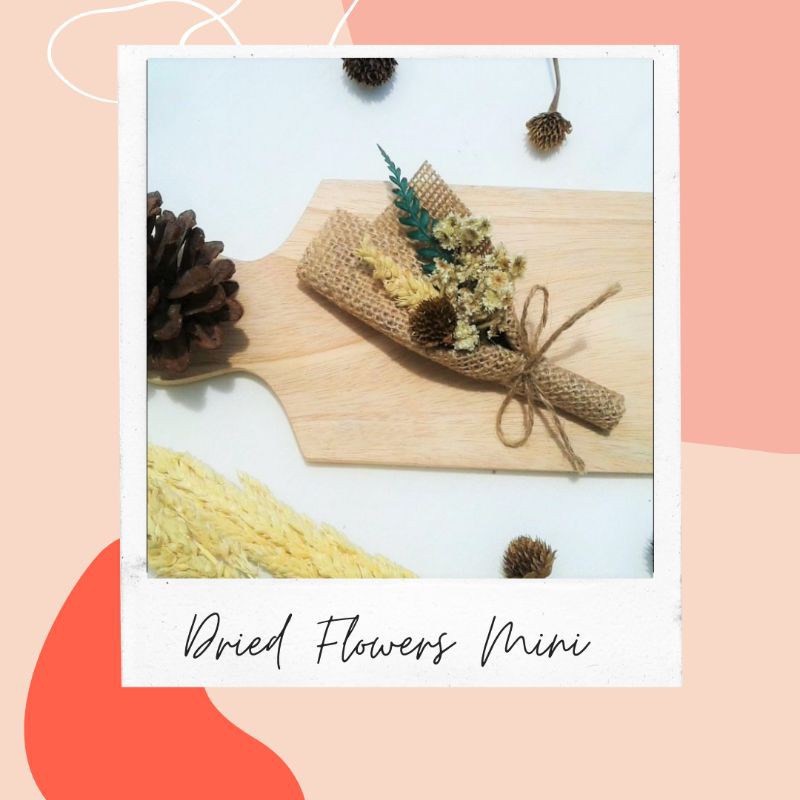 Jual DRIED FLOWER MIX MINI BOUQUET RUSTIC / MINI BUKET BUNGA KERING ...