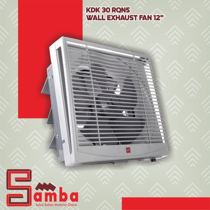 Jual KDK 30 RQN5 WALL EXHAUST FAN 12" / KDK EXHAUST DINDING 12 INCH l ...