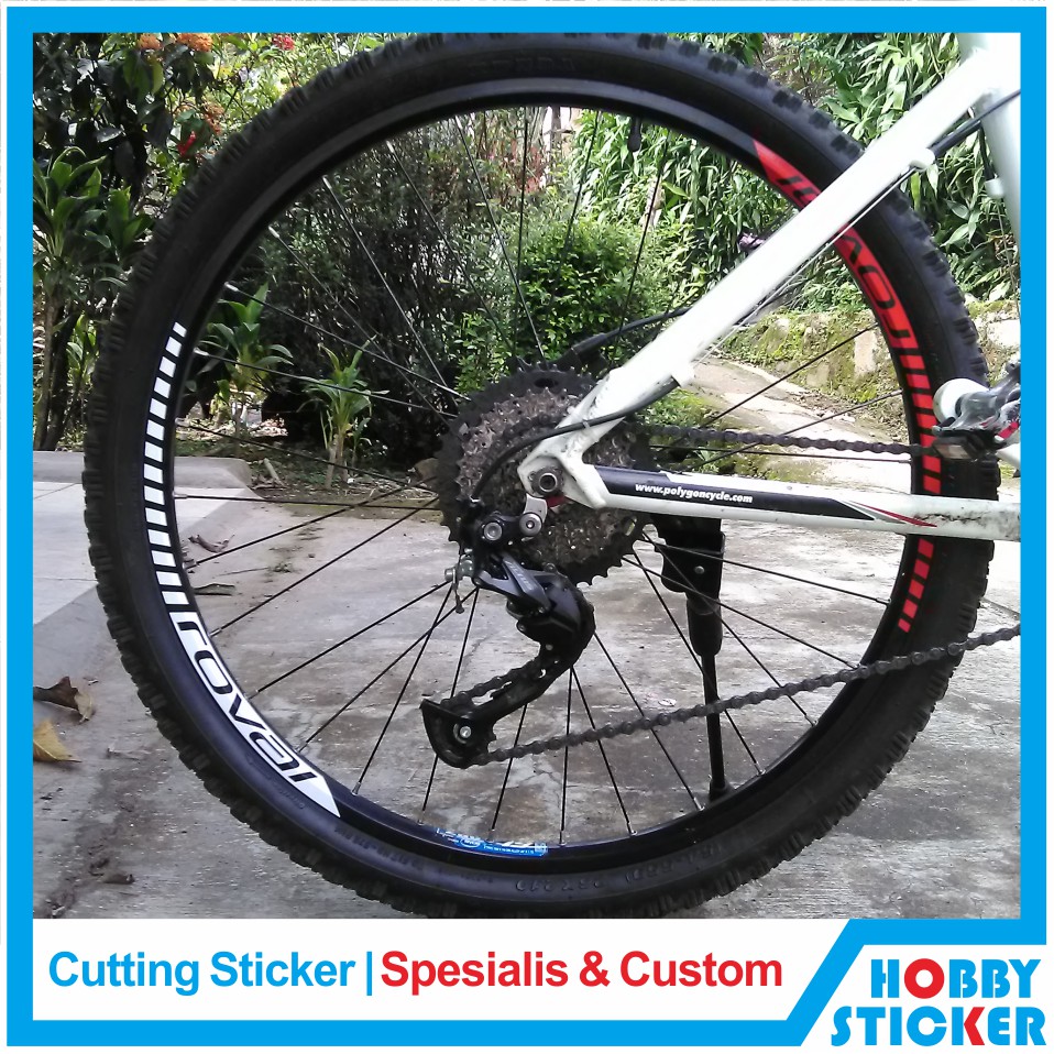 Jual Stiker Rim Roval Sticker Rims 26 27.5 29 700c Decal Custom ...