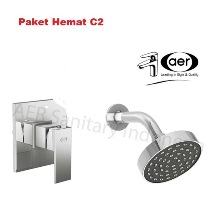 Jual Aer Bundling Kran Tanam Panas Dingin Ssv 01+Wall Shower Ws-12 Fr | Shopee Indonesia