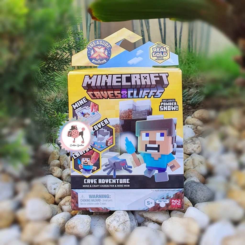 Jual Treasure X Minecraft Caves & Cliffs Cave Adventure | Shopee Indonesia