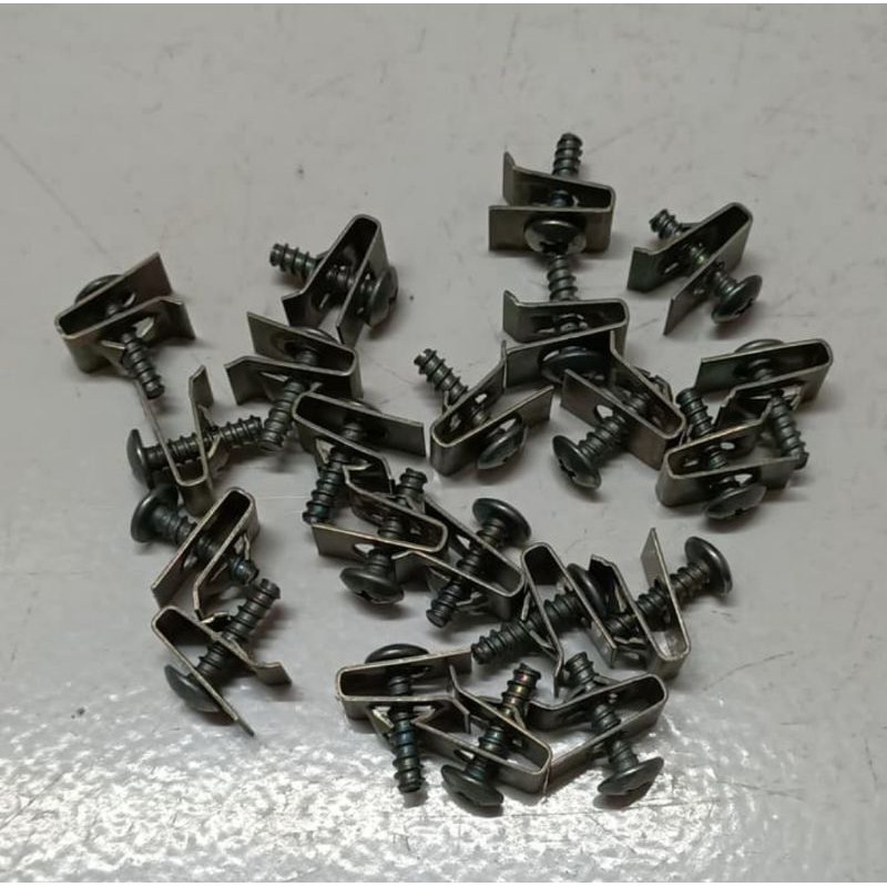 Jual skrup vario sekrup beat baut vario baut beat 4x16 plus klip ...