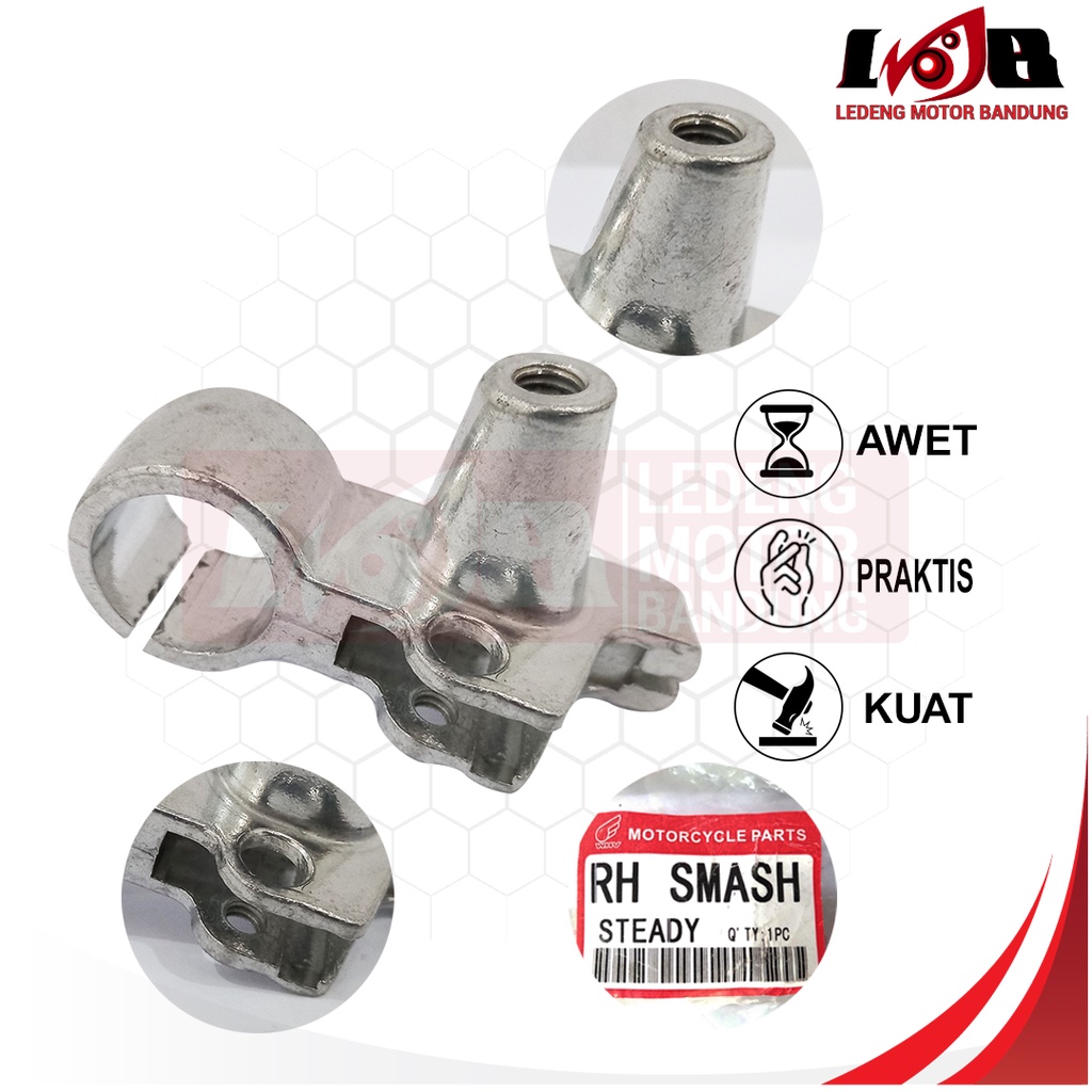Jual Dudukan Handel Rem Kanan Smash Tromol Bracket Handle Motor Bebek ...