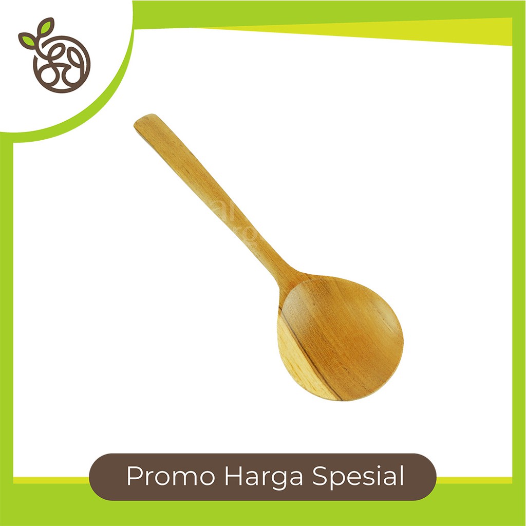 Jual DEKORASIKAYU SENDOK JATI SALAD BULAT | Shopee Indonesia