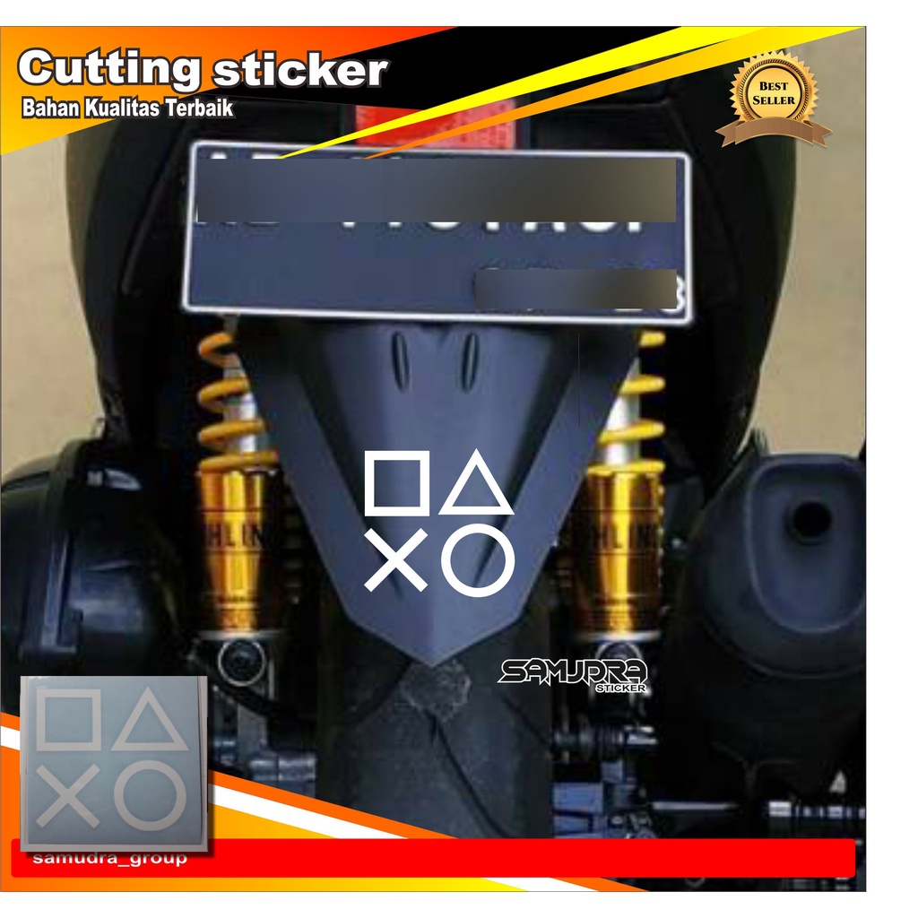 Jual Stiker Logo Tombol Stick Playstation Cutting Sticker Untuk Mobil ...
