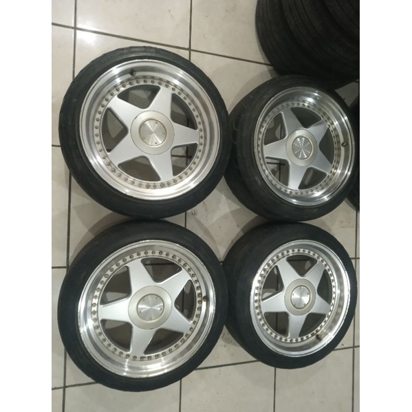 Jual Perugia hsr ring 17 lebar 75/85 baut 4x100 4x114 ET38/42 Ban ...