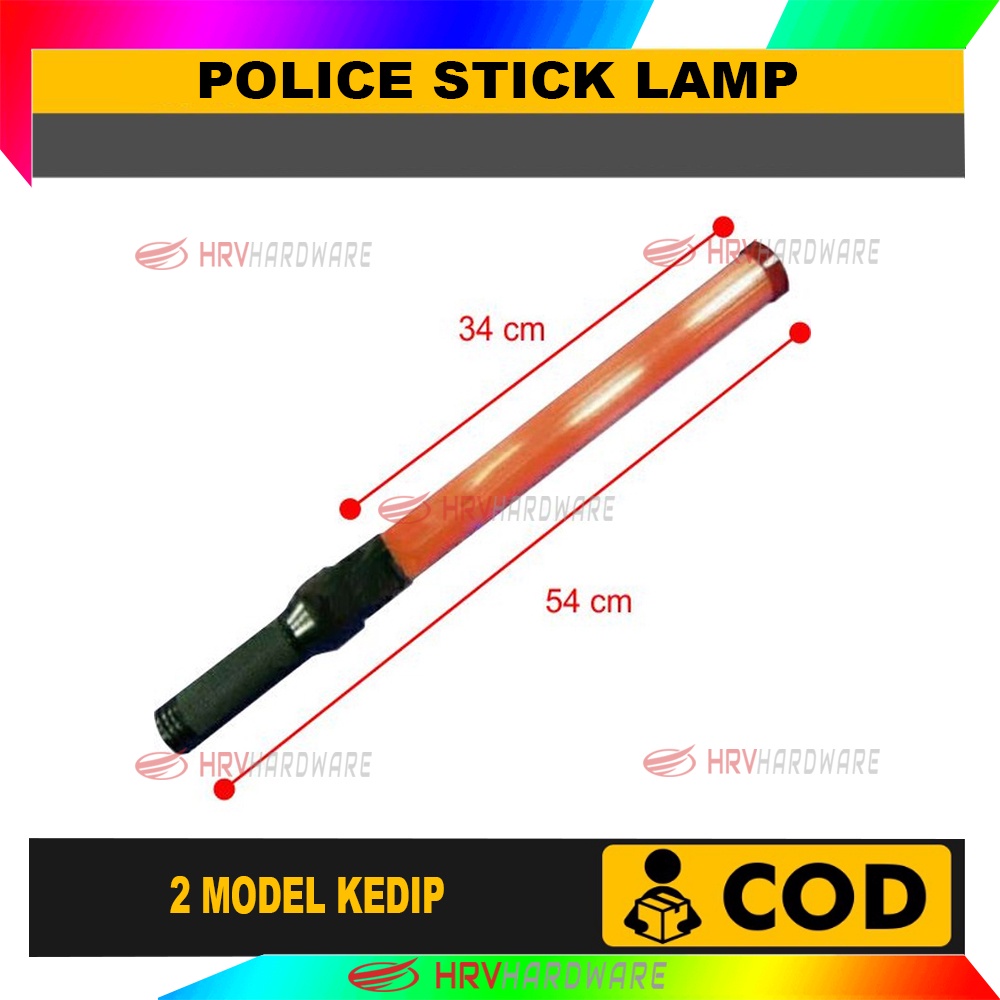 Jual Lampu Tongkat Lalu Lintas Senter Polisi Stick Warning Light Parkir ...