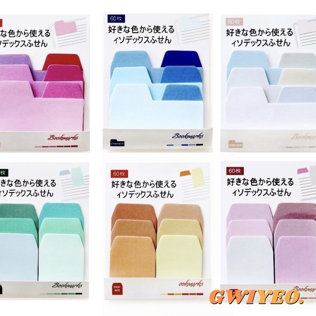 Jual 60 Sheets Sticky Note Memo Pad Paper Annotate Pembatas Buku ...