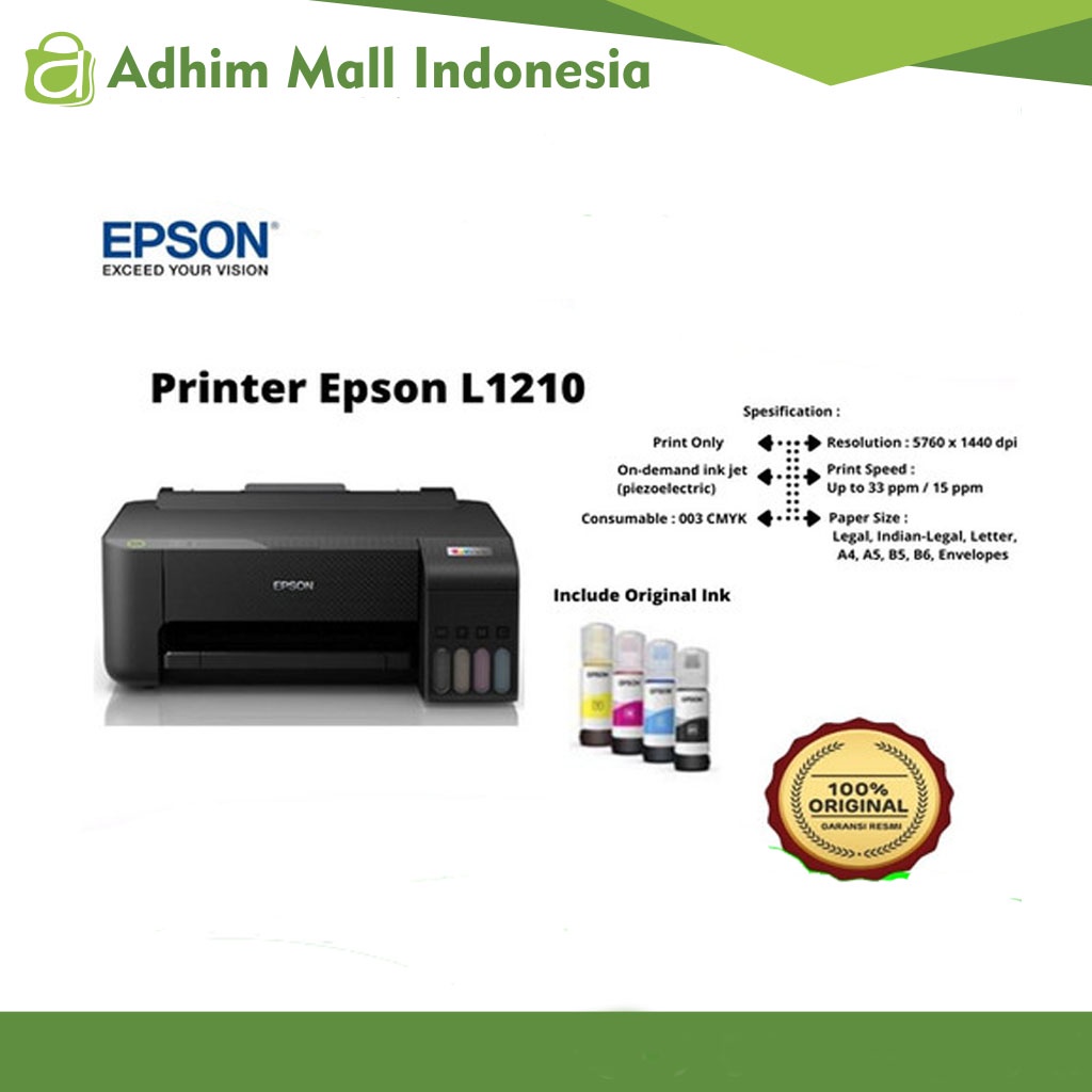 Jual Printer Epson L1210 | Shopee Indonesia