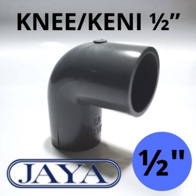 Jual Elbow L-Bow Knee Siku 1/2 inch Pipa PVC Keni JAYA | Shopee Indonesia
