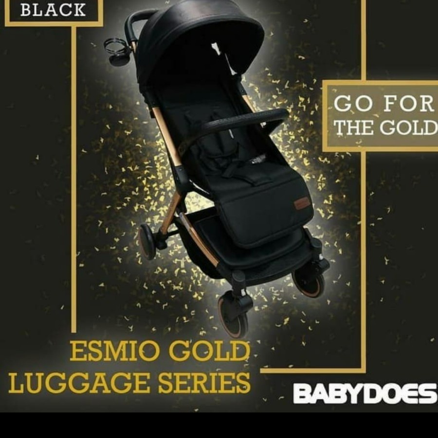 Jual Stroller Babydoes Esmio Gold / Stroller Esmio / Kereta Bayi ...
