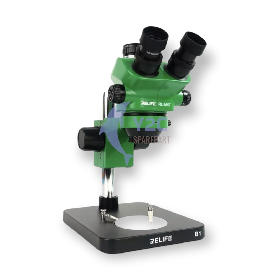 Jual MIKROSKOP TRINOCULAR RELIFE RL-M5T-B1 + LAMPU LED / MICROSCOPE ...