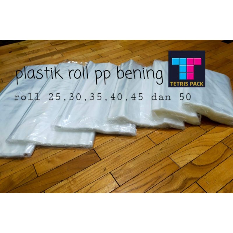 Jual plastik roll bening ukuran 20 sampai 60 cm | Shopee Indonesia