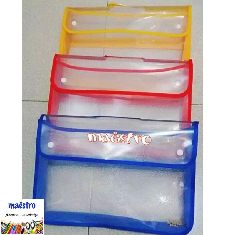 Jual Map Plastik Jala Kancing 2/ Map Plastik Tenteng Kancing 2/ Map ...