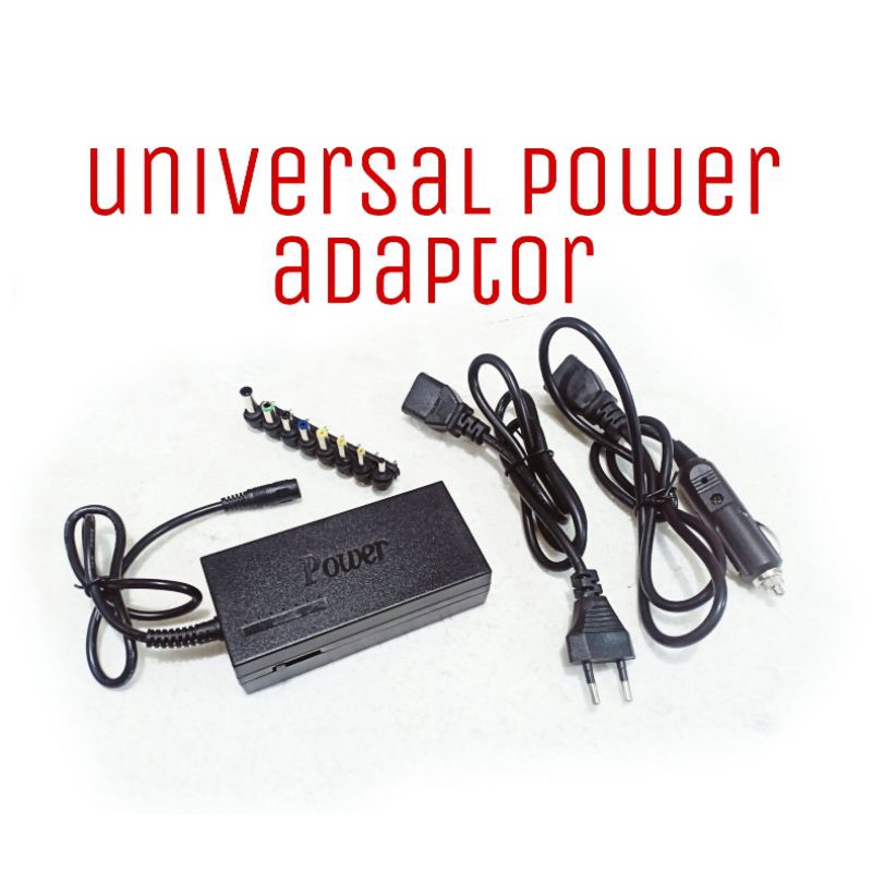 Jual universal power adaptor 12v 15v 16v 18v 19v 20v 24v 60w 70w 96w ...