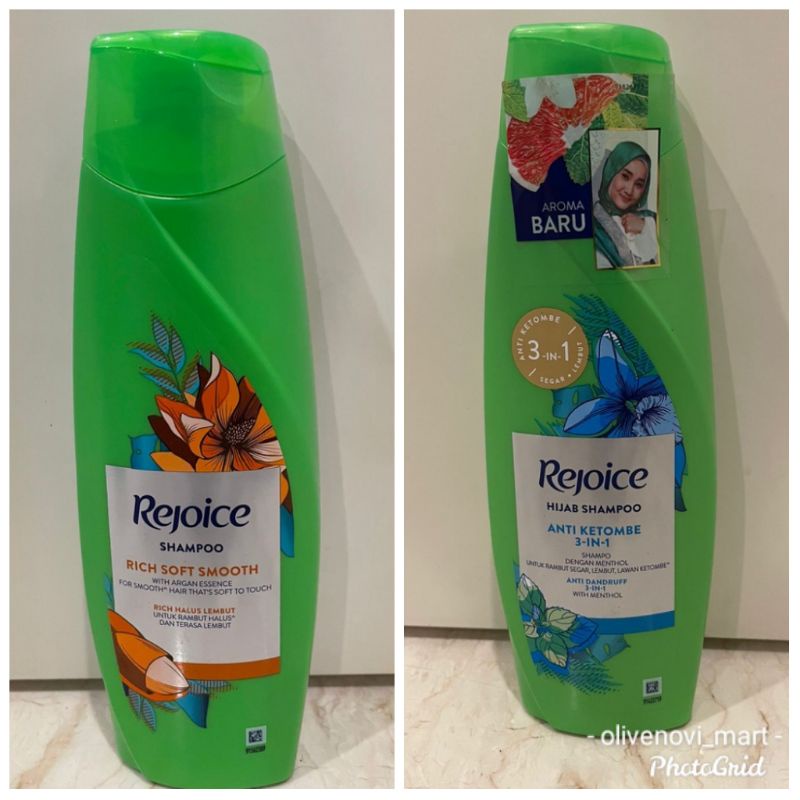 Jual Rejoice Shampoo Rich Soft Smooth Halus Lembut / Hijab Anti Ketombe 340ml | Shopee Indonesia