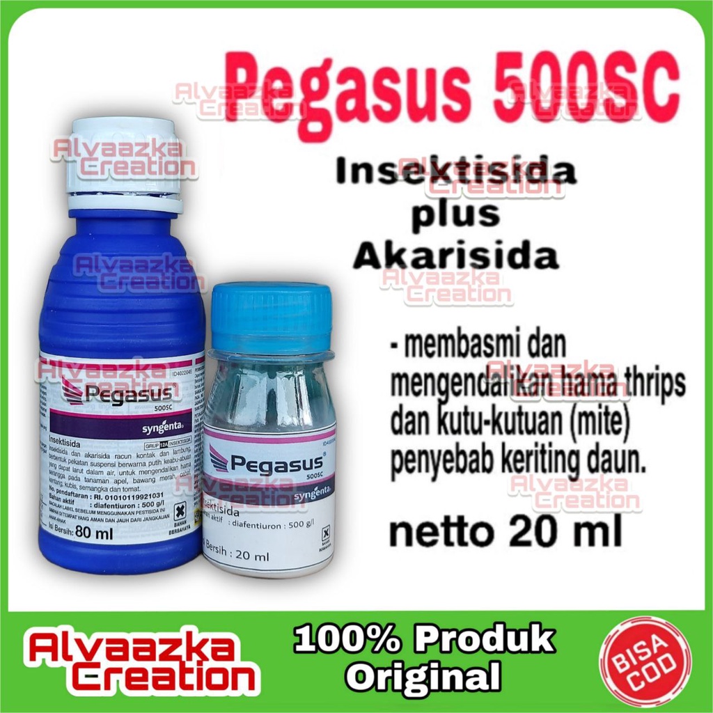 Jual PEGASUS 500SC 20 ml insektisida dan akarisida pembasmi hama kutu ...