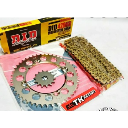 Jual Gear Set SSS R15 V2 + Rantai DID HD Gold 428 vixion r15 xabre cb150 cbr gsx bandit 428D ...