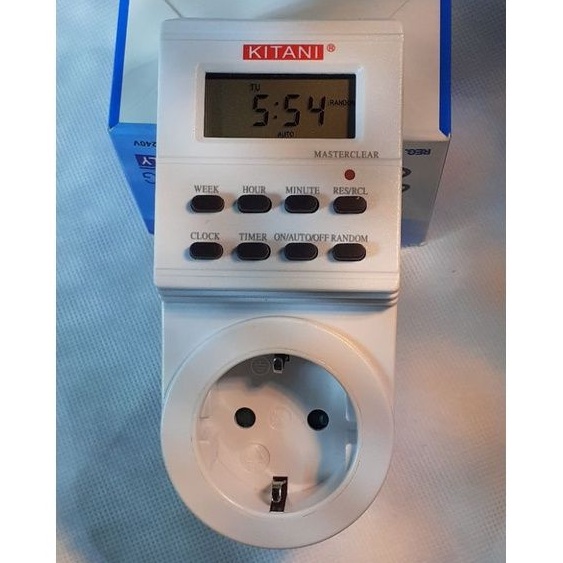 Jual STOP KONTAK TIMER DIGITAL 24 JAM KITANI | PROGRAM TIMER | Shopee Indonesia