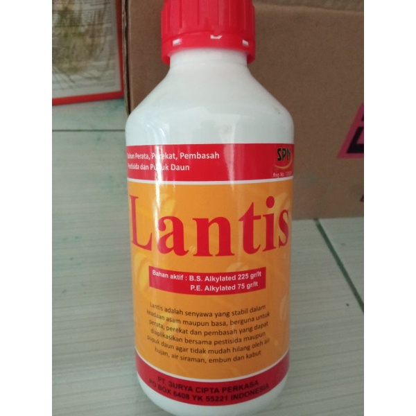 Jual Bahan perata, perekat,pembasah pestisida dan pupuk daun LANTIS 1 ... Jual Bahan perata, perekat,pembasah pestisida dan pupuk daun LANTIS 1 ...