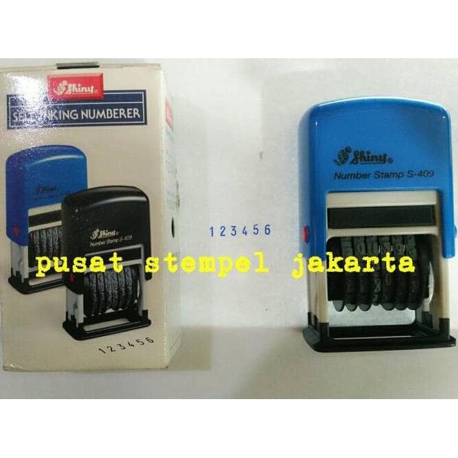 Jual Stempel Shiny S409 (Number / Nomorator) | Shopee Indonesia
