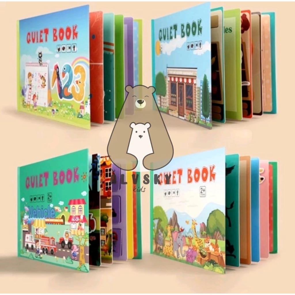 Jual MAINAN EDUKASI BUKU AKTIVITAS ANAK / BUSY BOOK / QUIET BOOK / BUKU ...