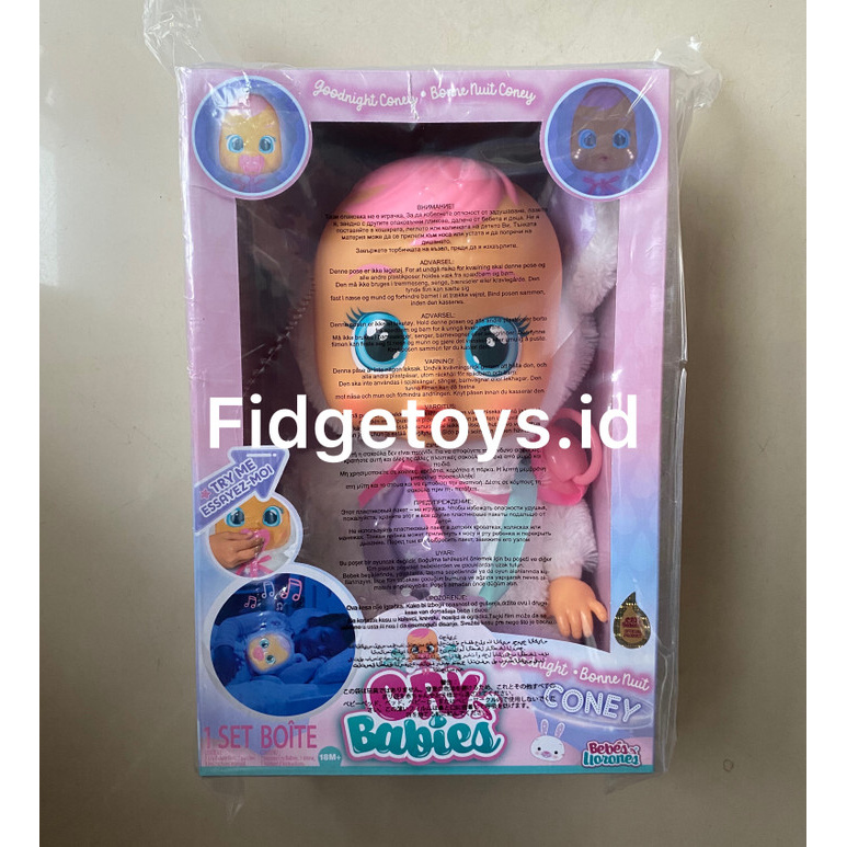 Jual Cry Babies Goodnight Coney - Sleepy Time Baby Doll with LED Lights ...