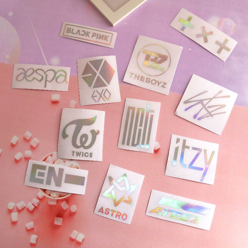 Jual Sticker Hologram Kpop Dekorasi HP Lightstick Blackpink BTS BT21 ...