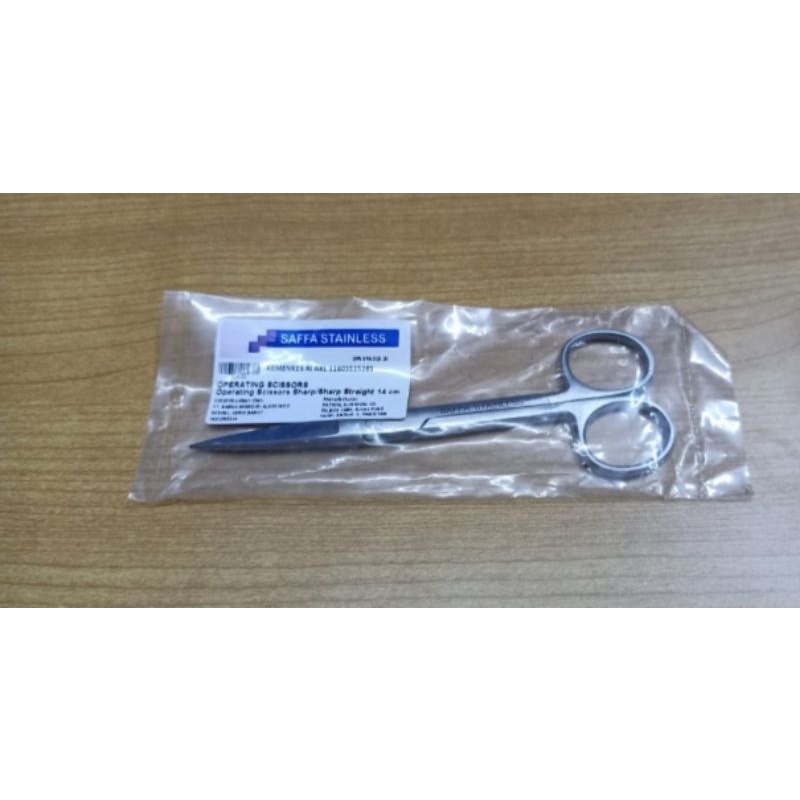 Jual Gunting Jaringan 14cm / Iris Scissor Straight - Gunting Iris Lurus ...