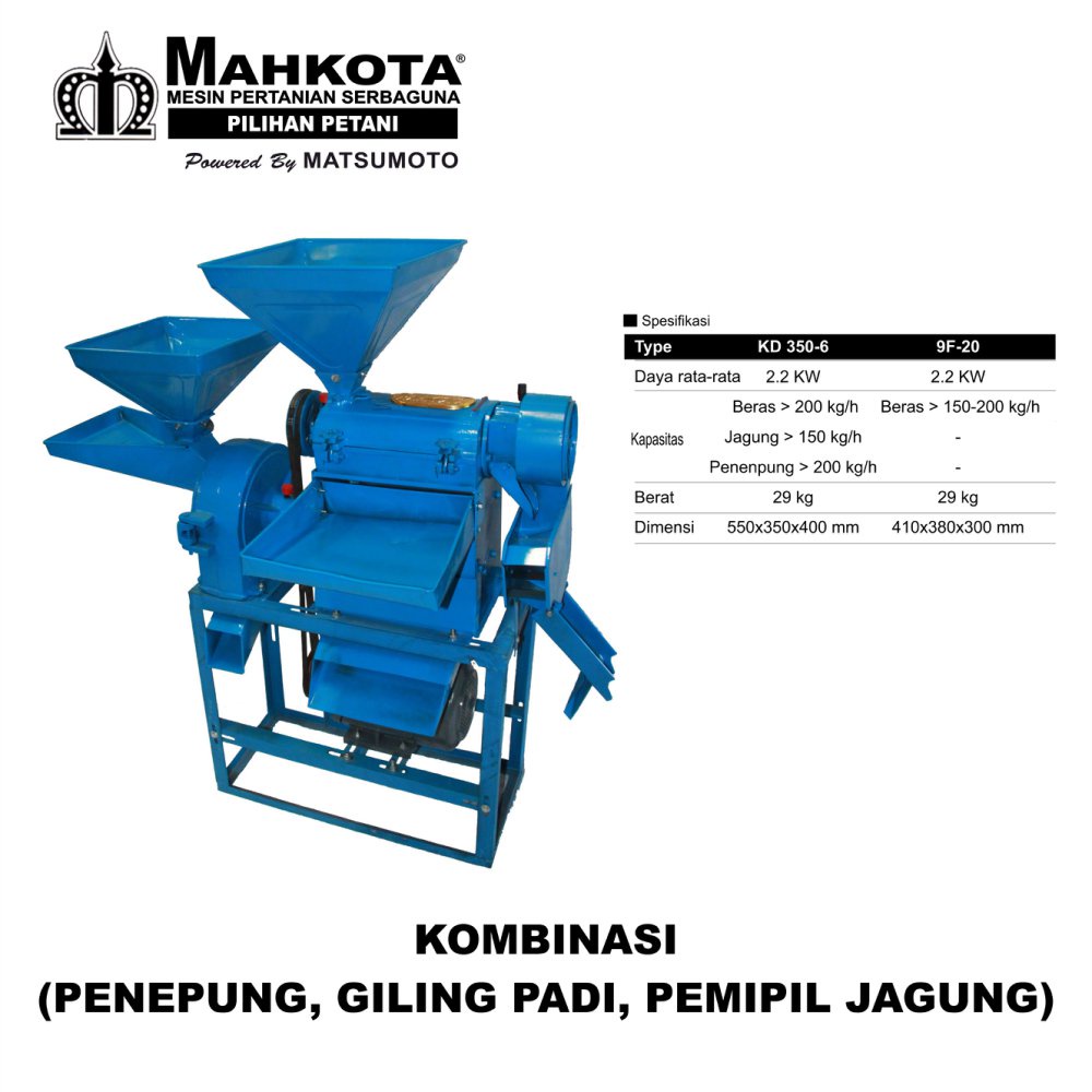 Jual Mahkota KD 350-6 / Mesin Giling Padi Pemipil Jagung Giling Tepung ... Jual Mahkota KD 350-6 / Mesin Giling Padi Pemipil Jagung Giling Tepung ...