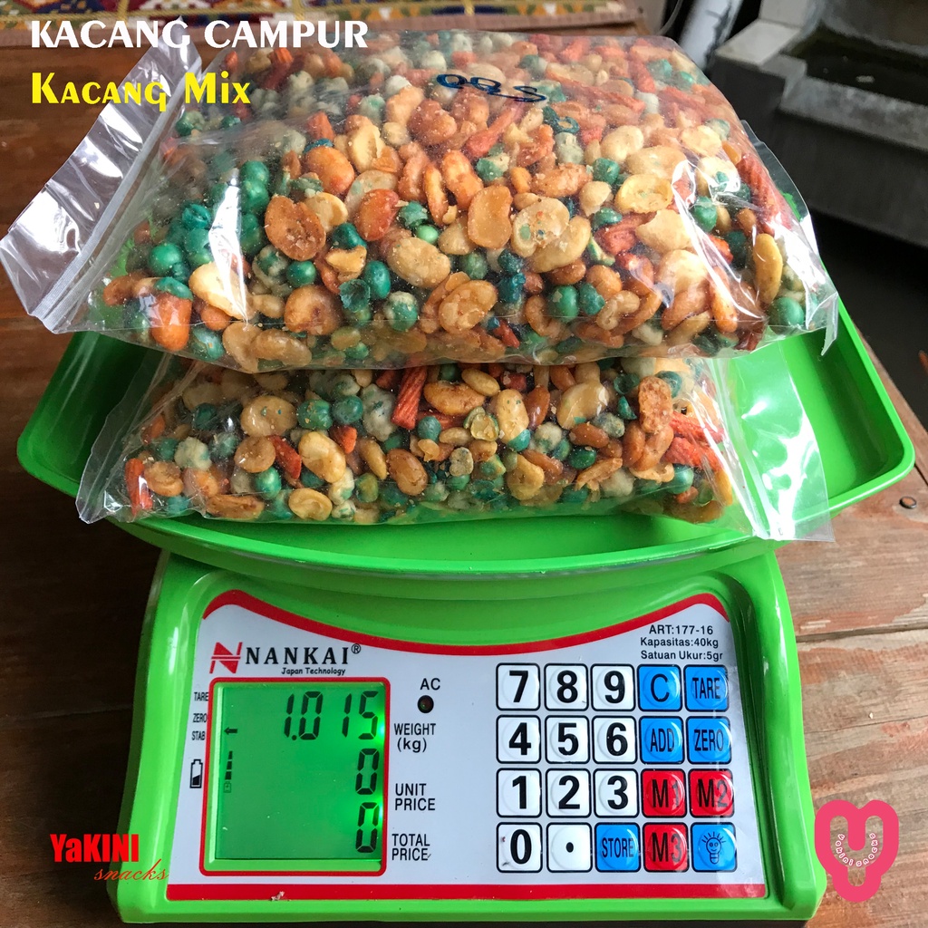 Jual KACANG CAMPUR / KACANG MIX 5 MACAM 1 KG | Shopee Indonesia