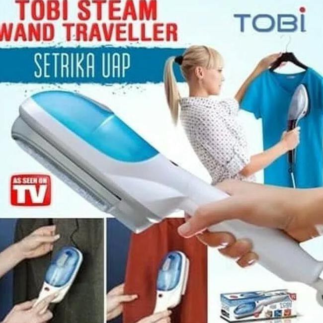 Jual Setrika Genggam Uap Tobi Steam Steamer/Strika Baju Pakaian Listrik ...