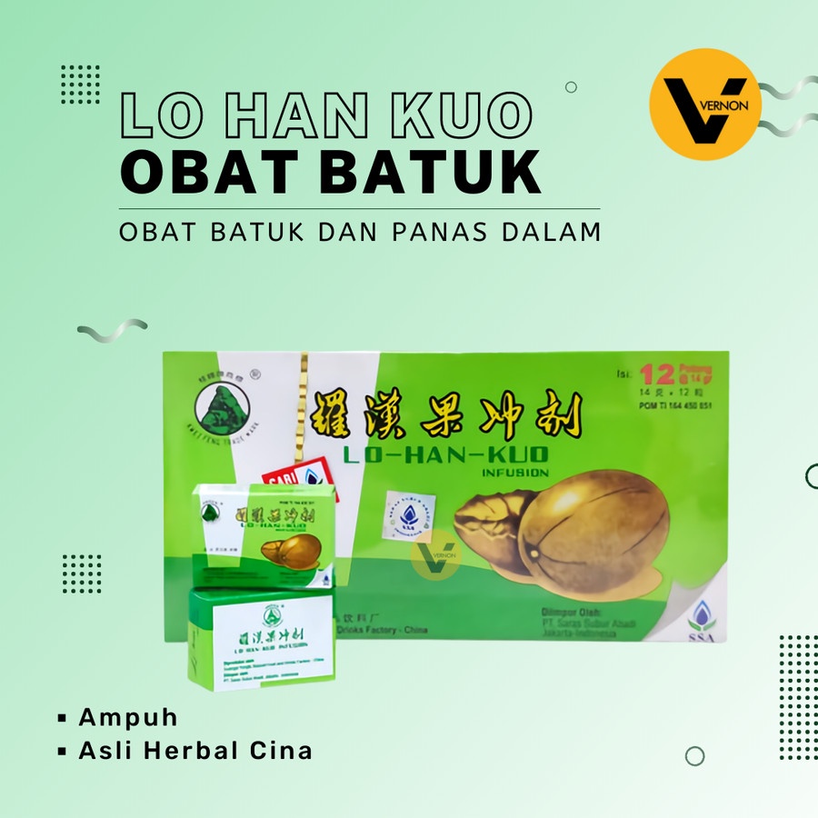 Jual LO HAN KUO Infusion SSA Obat Batuk Sakit Tenggorokan Herbal Asli ...