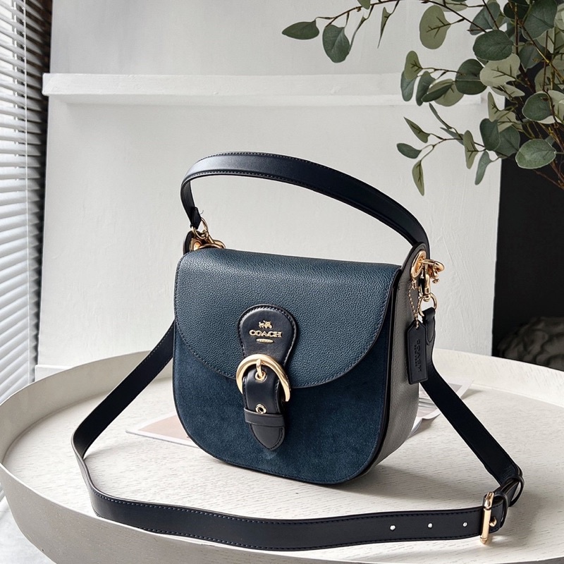 Jual Coach Kleo Royal Blue Shoulder Bag | Shopee Indonesia