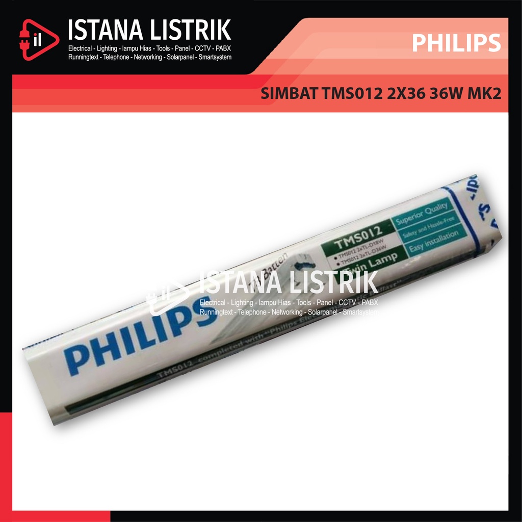 Jual PHILIPS SIMBAT TMS012 2X36 36W MK2 | Shopee Indonesia