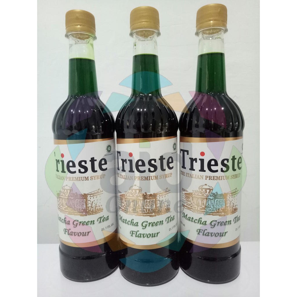 Jual Sirup Trieste Italian Premium Syrup Matcha Green Tea Flavour ...