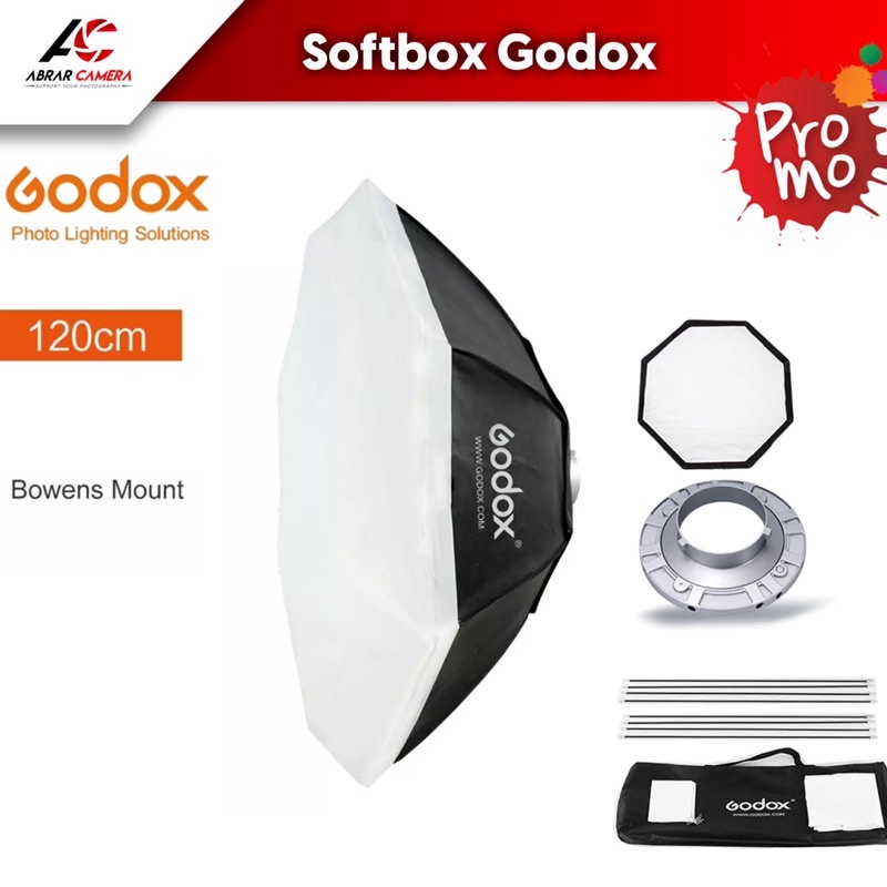 Jual Godox Softbox Octa 120cm Bowen oktagon 120 Octagon reflector soft ...