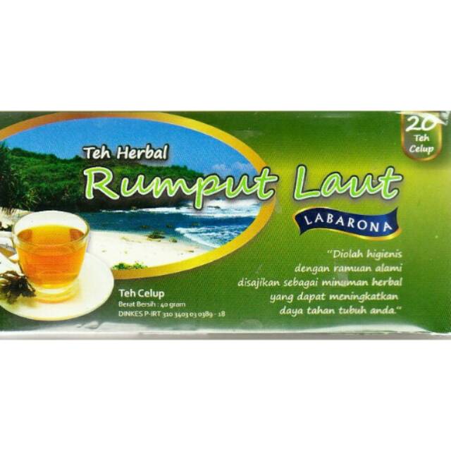 Jual Teh Herbal Rumput Laut Exp 201119 | Shopee Indonesia