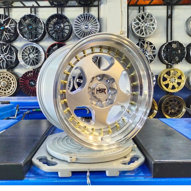 Jual velg mobil ring 15 celong untuk freed ferio genio carry r15 pelek hsr wheel burn | Shopee ...