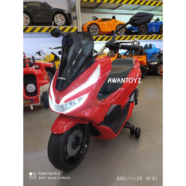 Jual Motor Aki Anak Honda PCX Lisensi Red | Shopee Indonesia