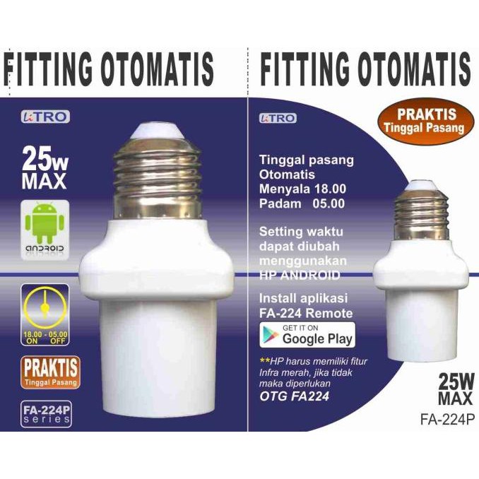 Jual ^^^^^] Fitting Lampu Otomatis berdasarkan waktu, Saklar waktu ...