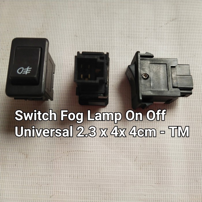 Jual Saklar Switch Fog Lamp Kijang Kapsul 1997 Mx Universal Lampu Kabut ...