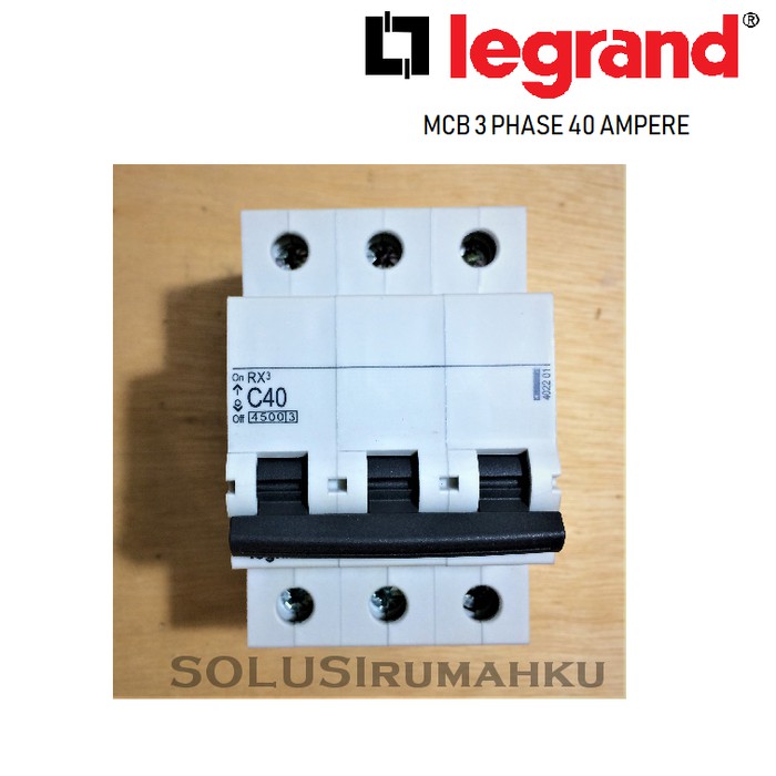 Jual MCB 3 PHASE LEGRAND 40A / SIKRING 3 PAS 40 AMPERE / MCB 3P 40 A ...