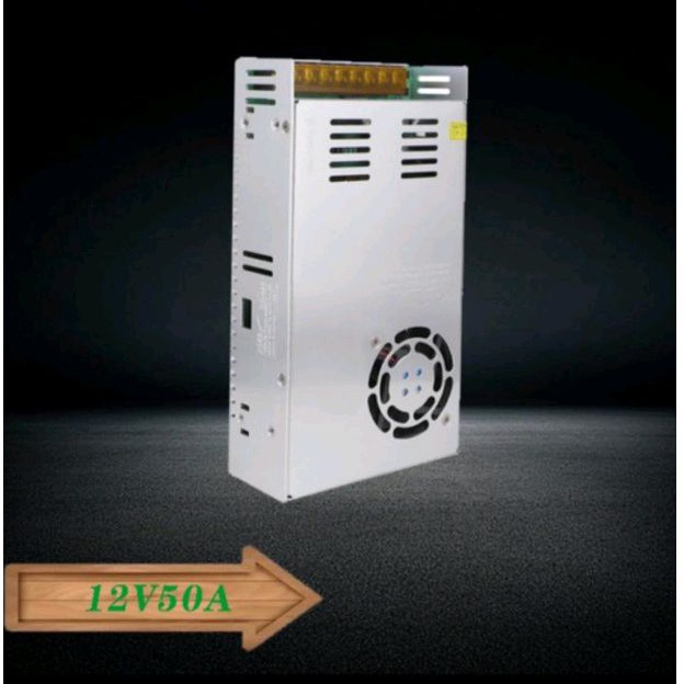 Jual Adaptor Switching Power Supply PSU 12V 50A/ 12 VOLT 50 Amper Kipas ...