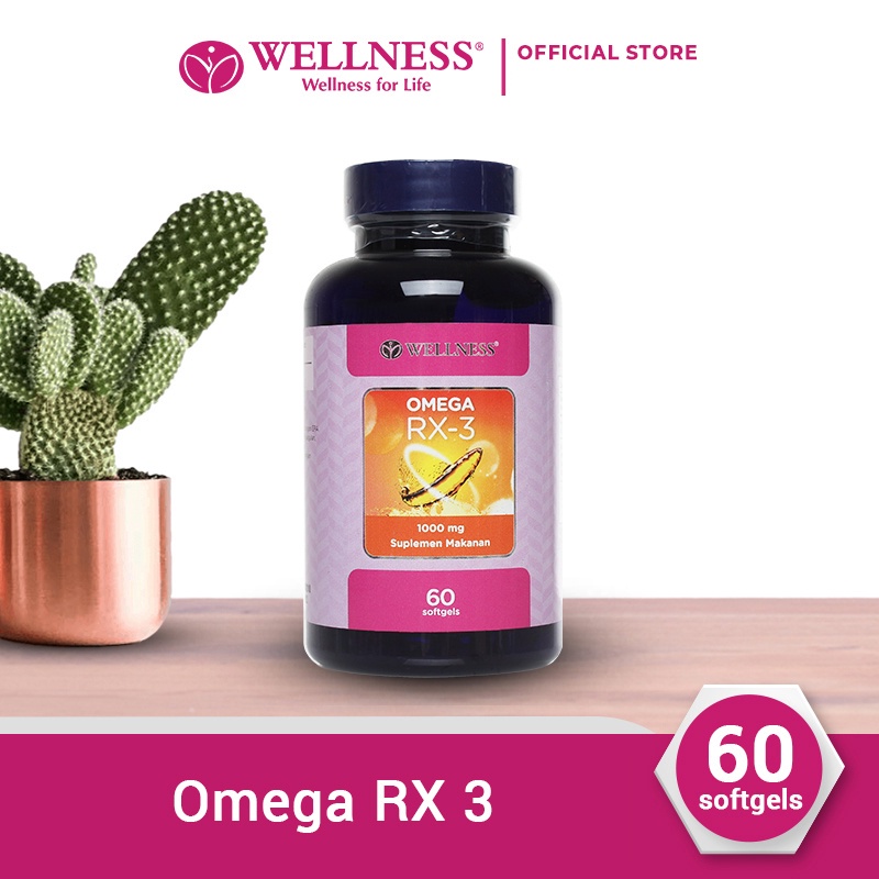 Jual Wellness Omega RX-3 - 60 Softgels | Shopee Indonesia