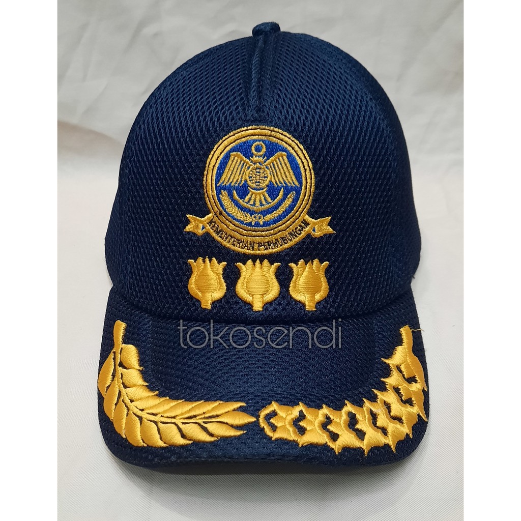 Jual Topi Jaring Dinas PERHUBUNGAN Melati 3 | Topi Jaring Tebal ...